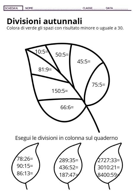 Quaderno di Matematica classe Quarta Scuola Primaria - Primaria.org ...